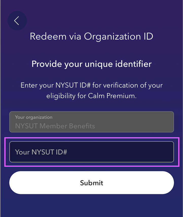 Calm Premium for NYSUT In-Service or Retiree Members – Calm Help Center