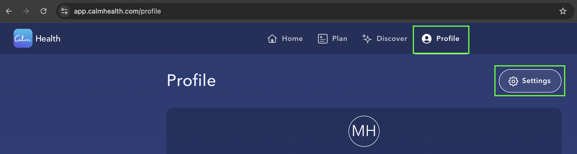 Updating Your Calm Health Account Information – Calm Help Center