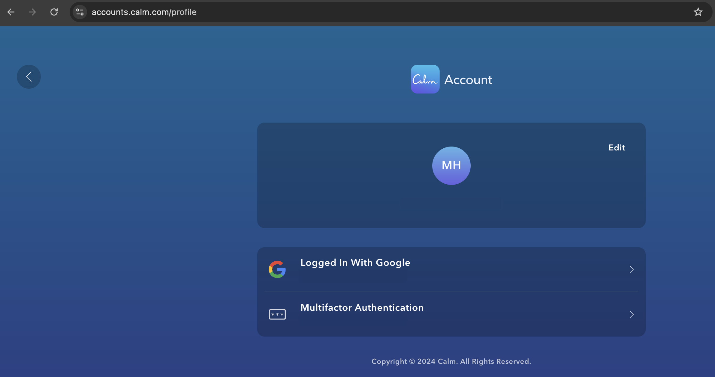 Updating Your Calm Health Account Information – Calm Help Center