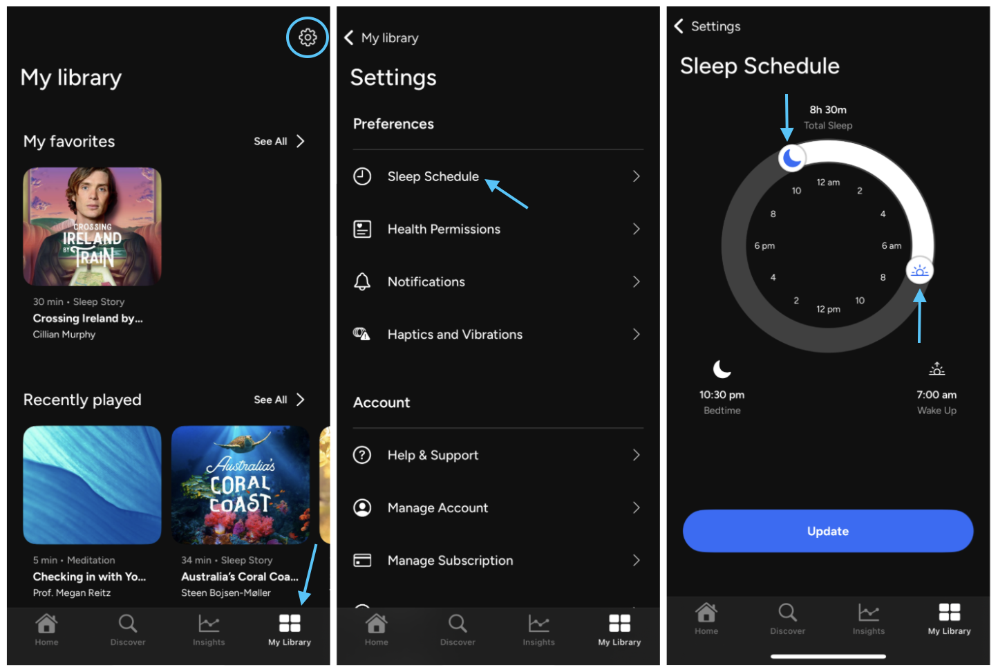Setting a Sleep Schedule in the Calm Sleep app – Calm Help Center